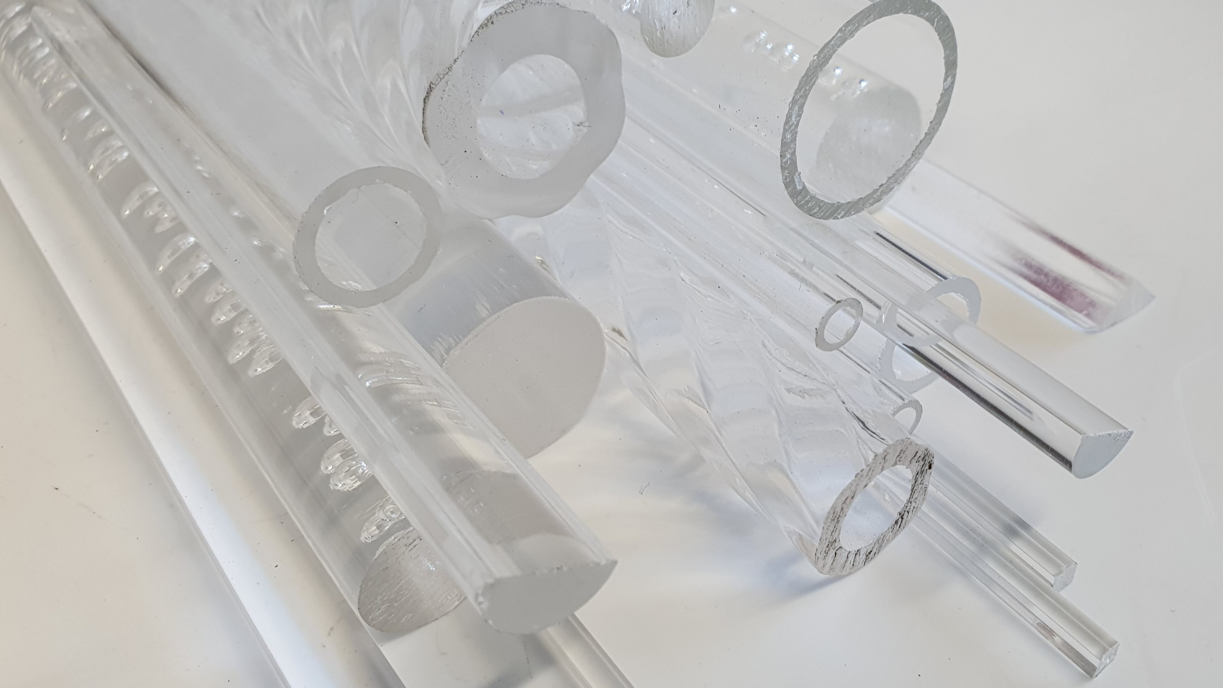 Clear Acrylic Plastic Rods Tube and Profiles